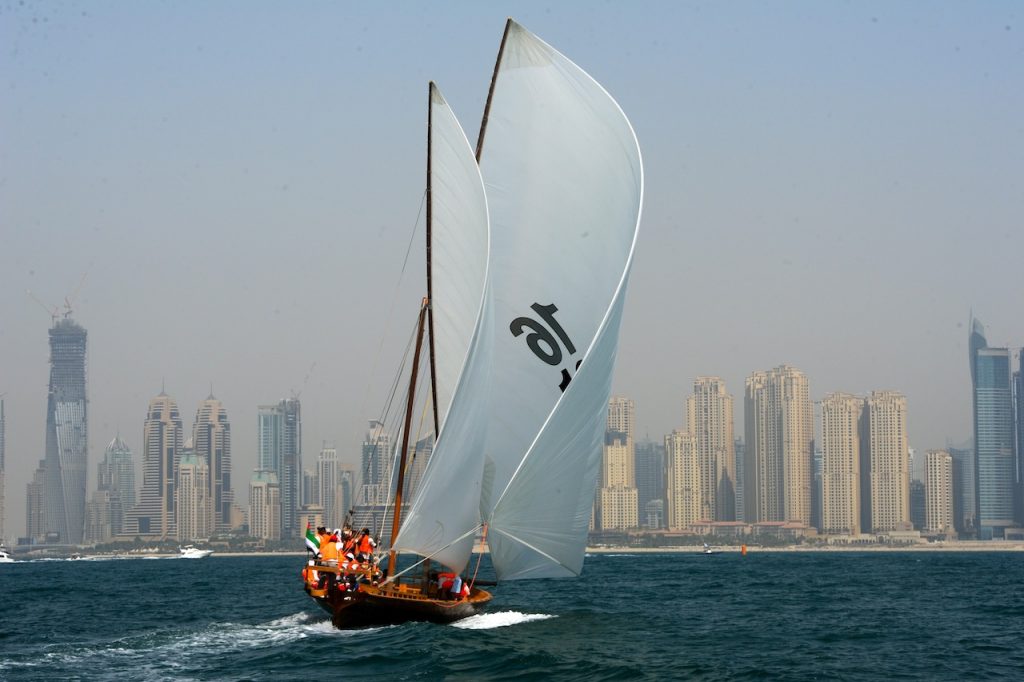 Mohammed Rashid Bin Shaheen Watersports Dhow Wins Trophy